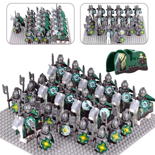 (Sword and shield hand + axeman + horse) Lord of the Rings Rohan Royal ...