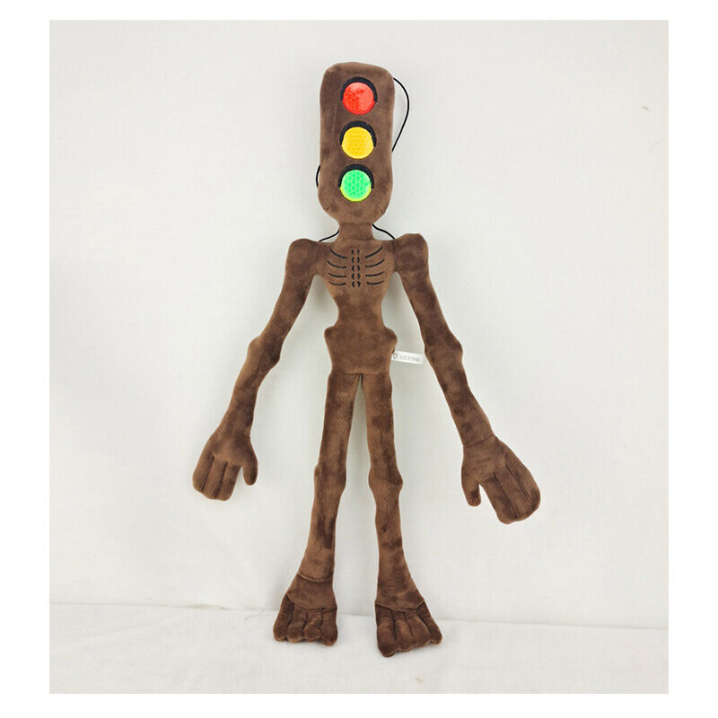 (Brown) 21" Anime Scp Siren Head Plush Toy Bendable Doll Monster Horror ...