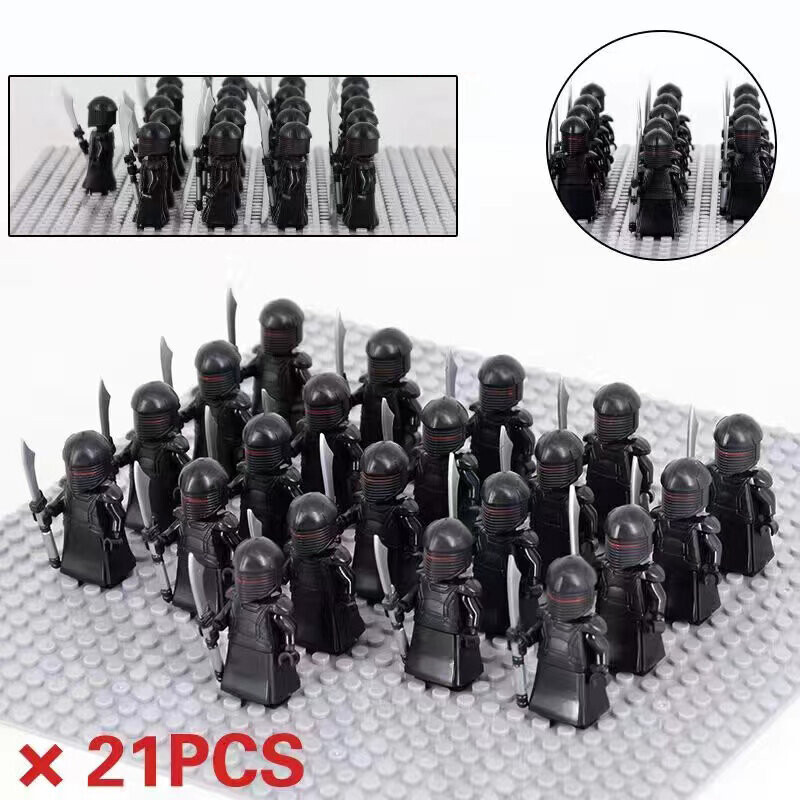 (Electric eyebrow sharp knife black guard) 21PCS Star Wars Series - Clone Trooper Legion 501st ...