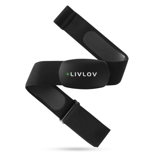 Heart Rate Monitor Chest Strap Waterproof Bluetooth Hr Sensor For ...