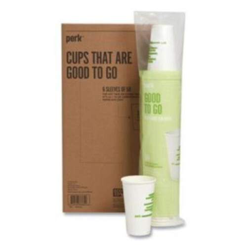 Perk PRK24394126 16 oz Paper Hot Cups, Multi Color - Pack of 300 on OnBuy
