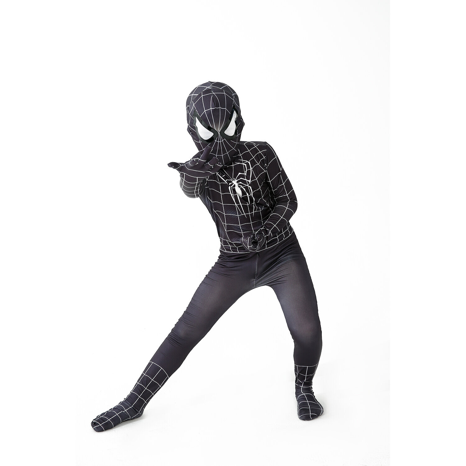(7, 130cm) New Miles Morales Far From Home Cosplay Costume Zentai ...