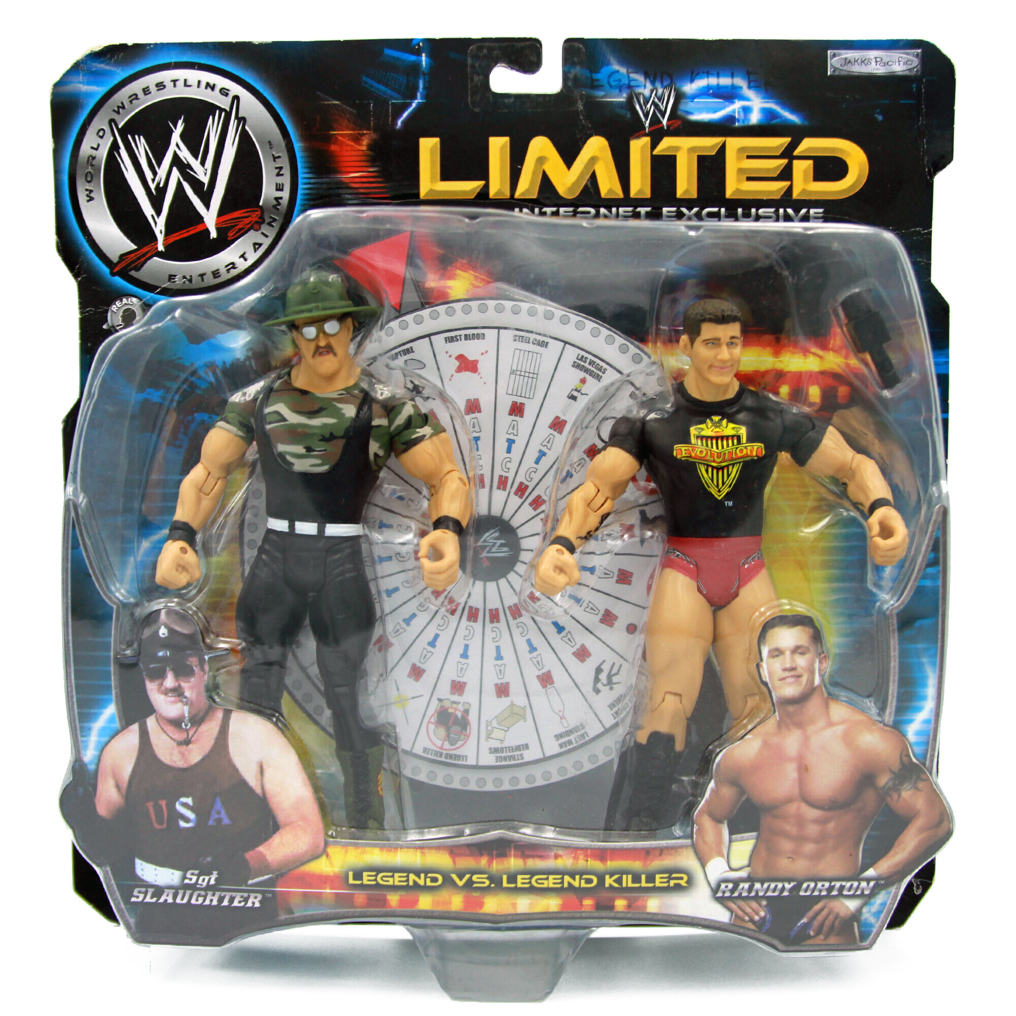 WWE Limited Edition Legend Sgt. Slaughter vs Randy Orton Legend Killer ...