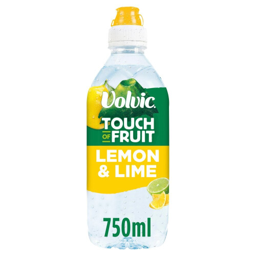 Volvic Touch of Fruit Low Sugar Lemon & Lime Natural Flavoured Water ...