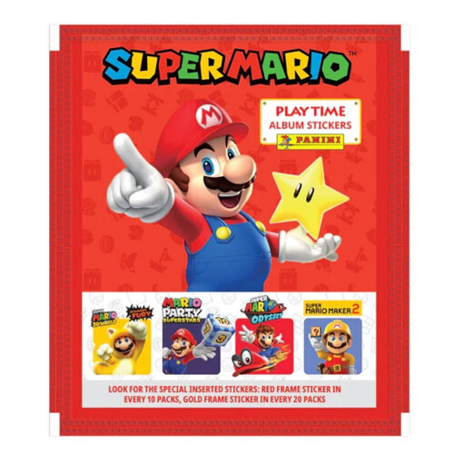 Panini Super Mario Playtime Collection Sealed Packet of 5 Stickers on OnBuy