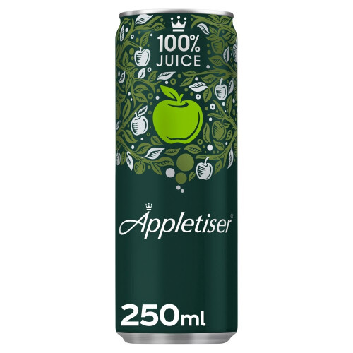 Appletiser 250ml Sparkling Apple Juice - Pack of 24, 100% Apple Juice ...
