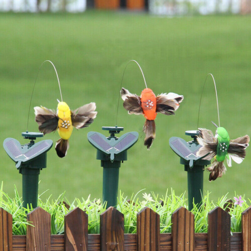 ( Bird) Solar Powered Flying Fluttering Hummingbird Bird Butterfly ...