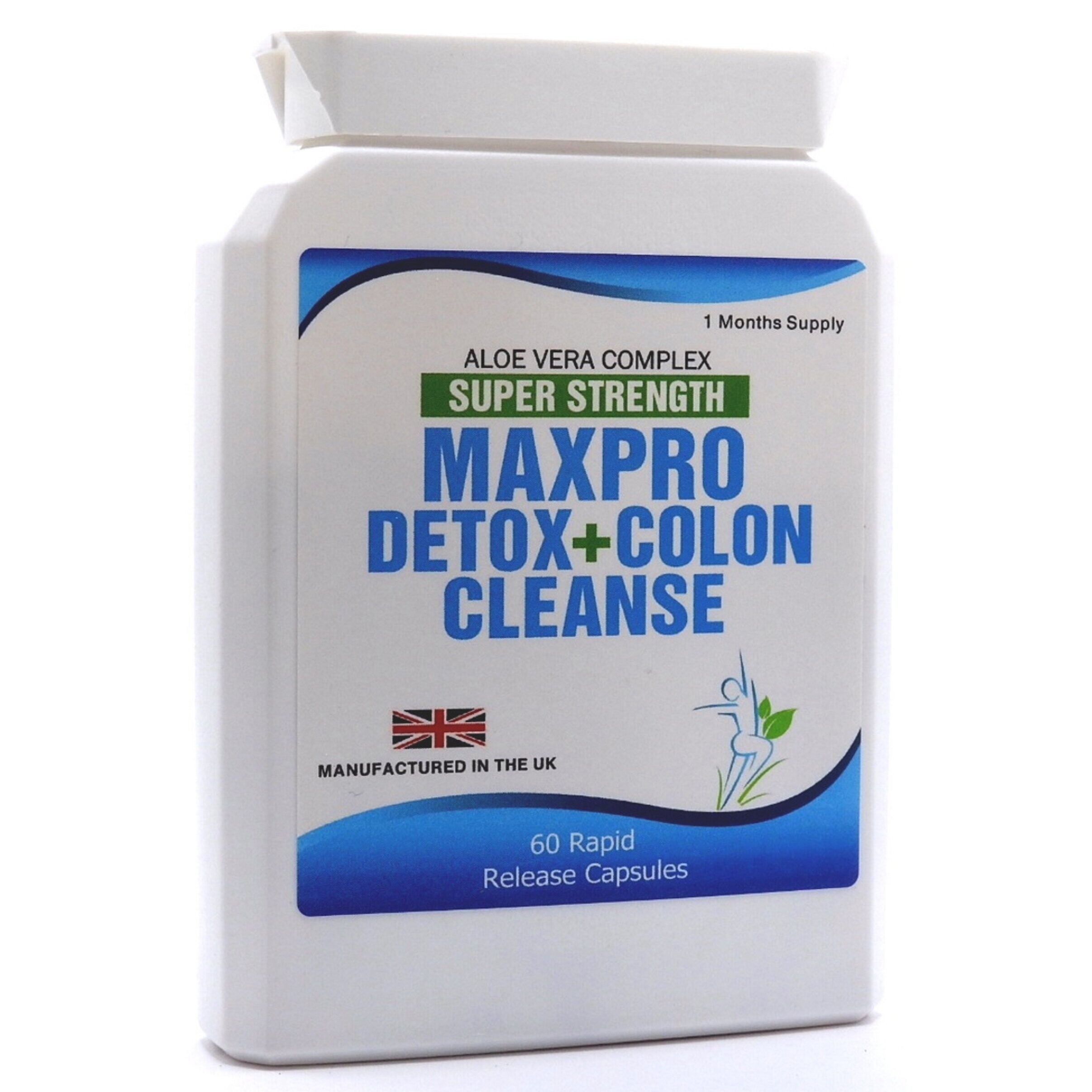 60 Max Cleanse Pro Colon Cleanse Detox Plus Free Weight Loss Dieting ...