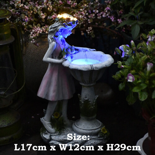 (Angel D As show) LED Solar Lamp Fairy Garden Statues Solar Light ...