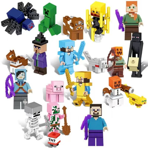 (Minecraft Series Set-3) Minecraft Series Building Blocks Minifigure ...