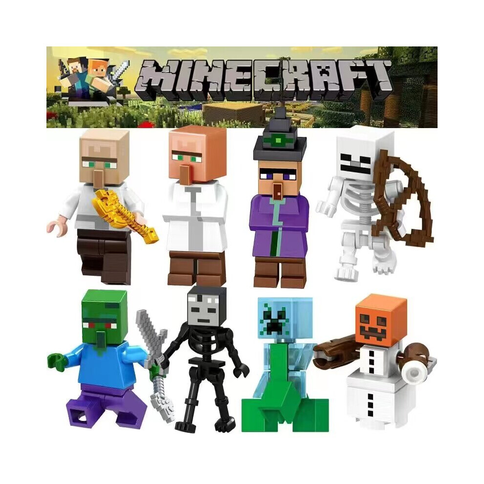(Minecraft Series Set-11) Minecraft Fit Lego Doll Puzzle Pieces ...