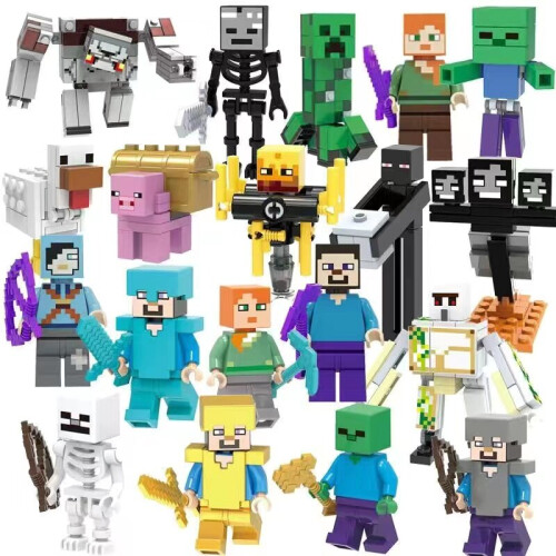 (Minecraft Series Set-4) Minecraft Series Building Blocks Minifigure ...