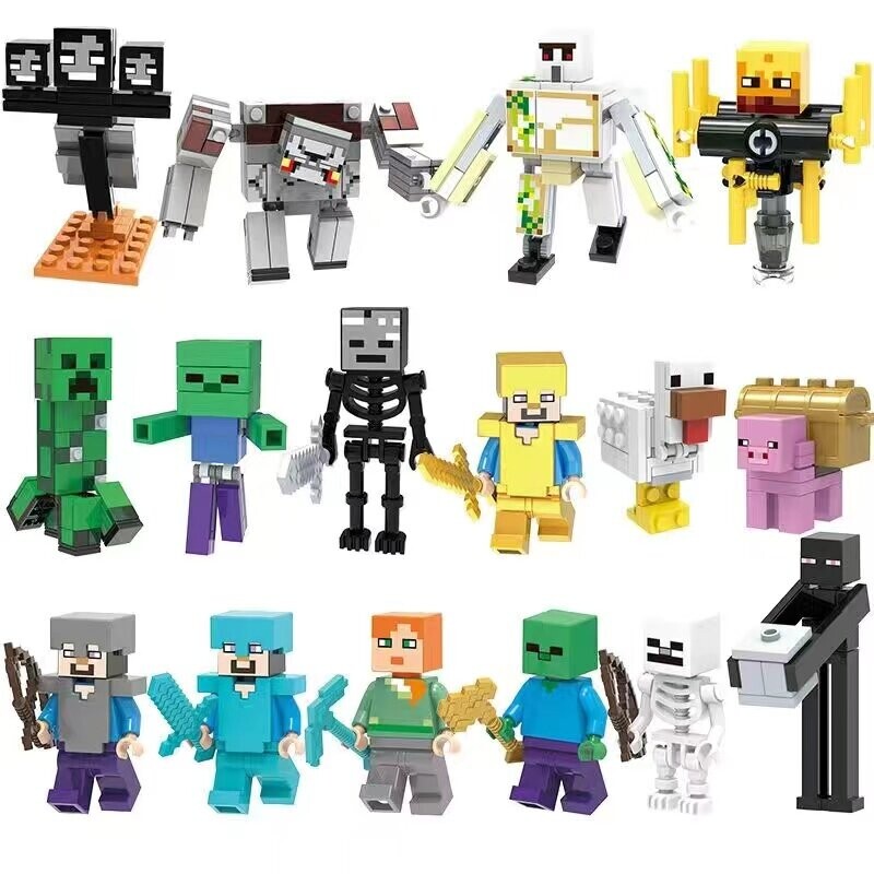 (Minecraft Series Set-5) Minecraft Series Building Blocks Minifigure ...