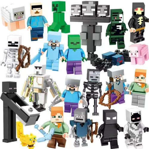 (Minecraft Series Set-6) Minecraft Series Building Blocks Minifigure ...