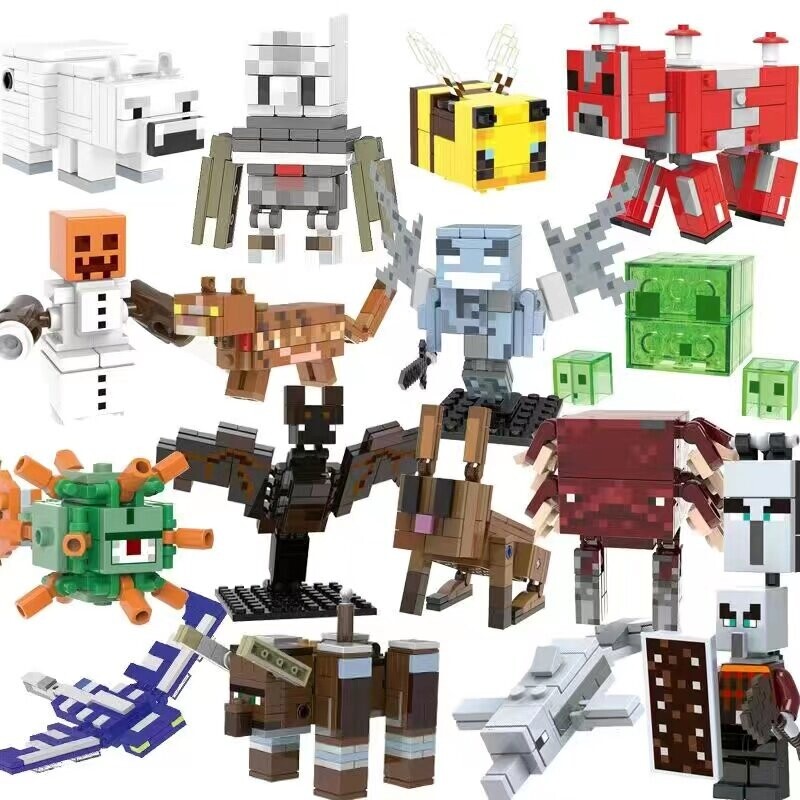 (Minecraft Series Set-7) Minecraft Series Building Blocks Minifigure ...