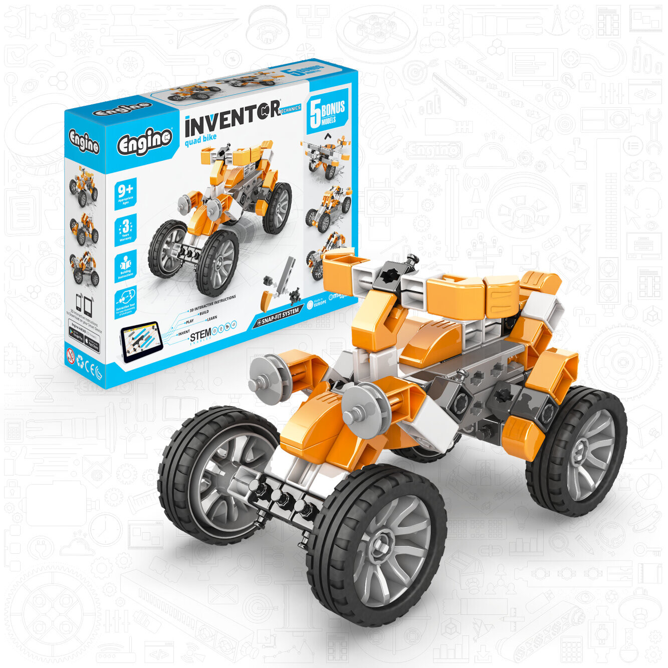 INVENTOR MECHANICS - Quad bike with 5 bonus models on OnBuy