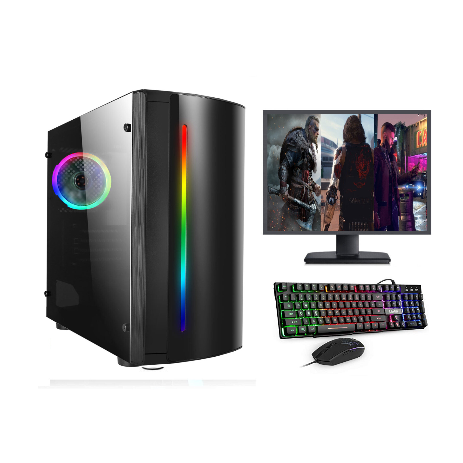 Refurbished FCS Fast Gaming PC Full Setup Core i7 16GB 1TB Windows 10 ...