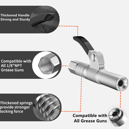 G Coupler for Grease Gun Mouthpiece 1/8 Inch NPT Grease Gun Coupling on ...