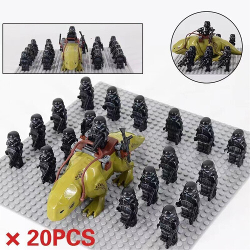 (Elves Big Horned Deer 12) 20PCS Star Wars Dewback Clone Troopers ...