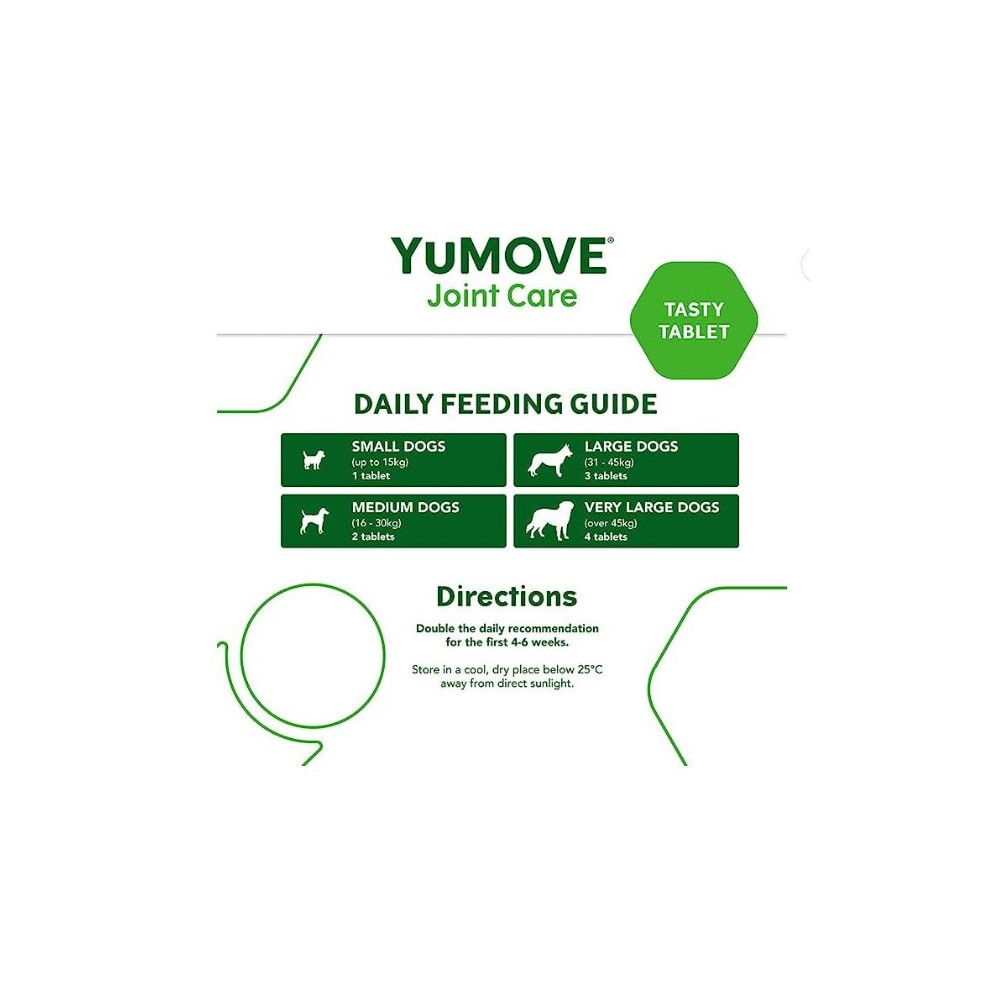 YuMOVE Senior Dog High Strength Joint Supplement Aged 9+ | 120 Tablets on OnBuy