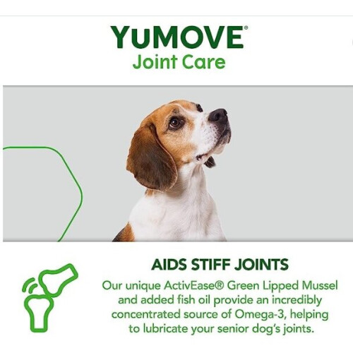 YuMOVE Senior Dog High Strength Joint Supplement Aged 9+ | 120 Tablets on OnBuy