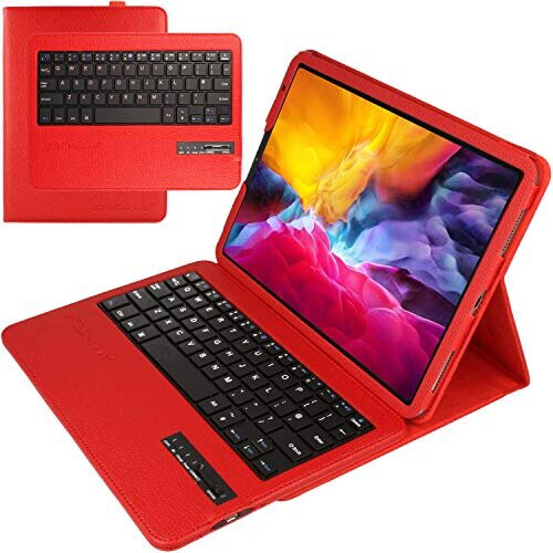 (Red) TECHGEAR Keyboard Case for iPad Pro 11" 2021 3rd & 2nd Generation ...