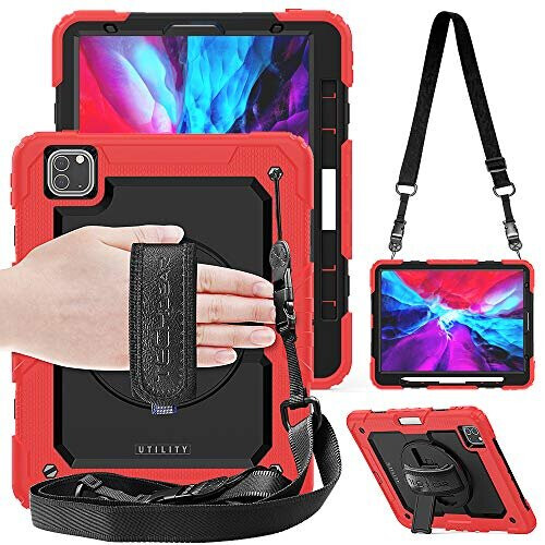 (RED) TECHGEAR UTILITY Case fits iPad Pro 12.9 2021 / 2020 / 2018 on OnBuy