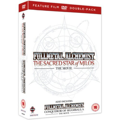 Fullmetal Alchemist The Movie 1 and 2 DVD (2012) Seiji Mizushima cert ...