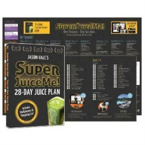 Jason Vales Super Juice Me! 28 Day Plan DVD - Region 2 on OnBuy
