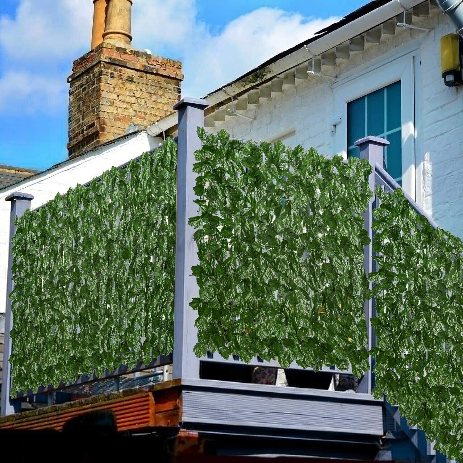 3M Artificial Ivy Leaf Screening Trellis Hedge Garden Fence Wall ...
