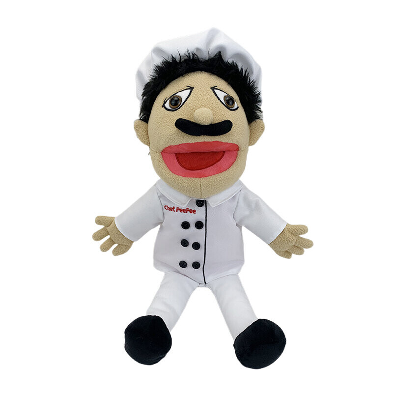 (Chef, 50cm/19.69in) Jeffy Chef Junior Cartoon Hand Puppet Plush Toy ...