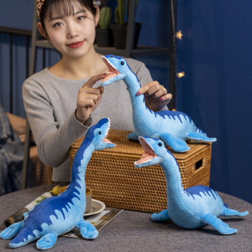 Apex Nessie Plush Toy Blue Dinosaur Doll Loch Ness Monster Kid Birthday ...