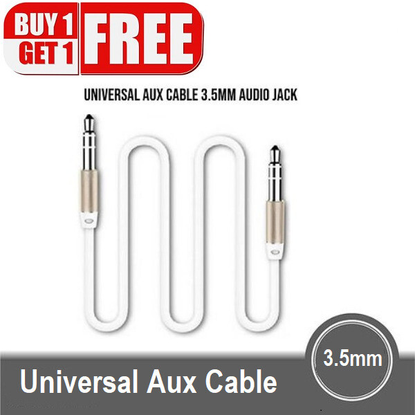 1m 3.5mm Slim Micro Jack Headphone Cable Plug to Plug Male AUX ...
