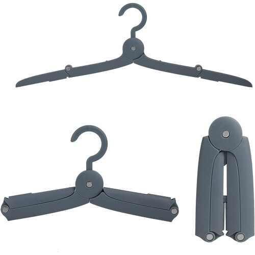 3 Pcs Travel Hangers Foldable - Light Small Portable Hangers, Saving ...