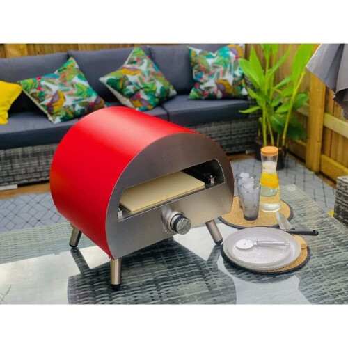 Fogo & Chama Pizza Oven Gas Red Hellion with Free Rain Cover on OnBuy