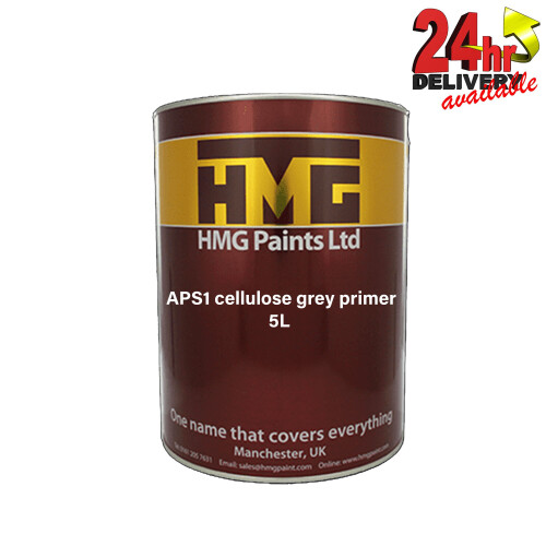 HMG Pro-Range APS1 High Build Cellulose Filler Primer Grey 5 Litre on OnBuy