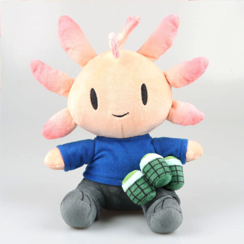 Cartoon SMG4 Axolotl Plush Doll Salamander Stuffed Plush Toy for Kids ...
