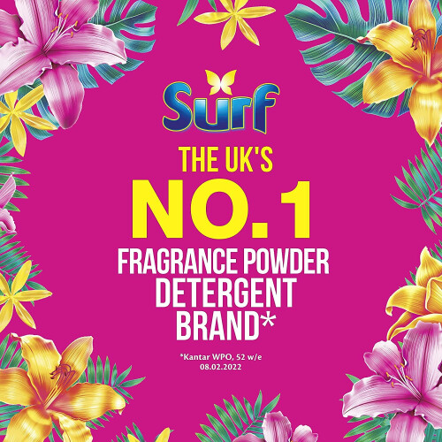 Surf Tropical Lily for fabric care Laundry Powder for brilliantly clean ...