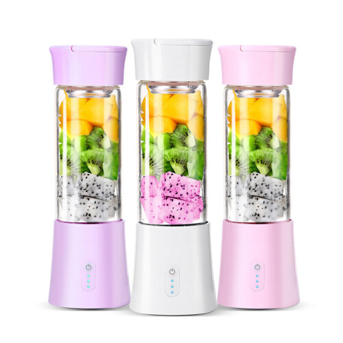 Portable Mini Electric Juicer Mixer USB Charging Mini Fruit Extractor ...