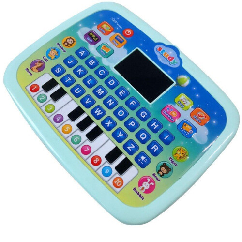 (Green) Tablet Toy Kids Point Reading Machine Alphabet Number Learning ...