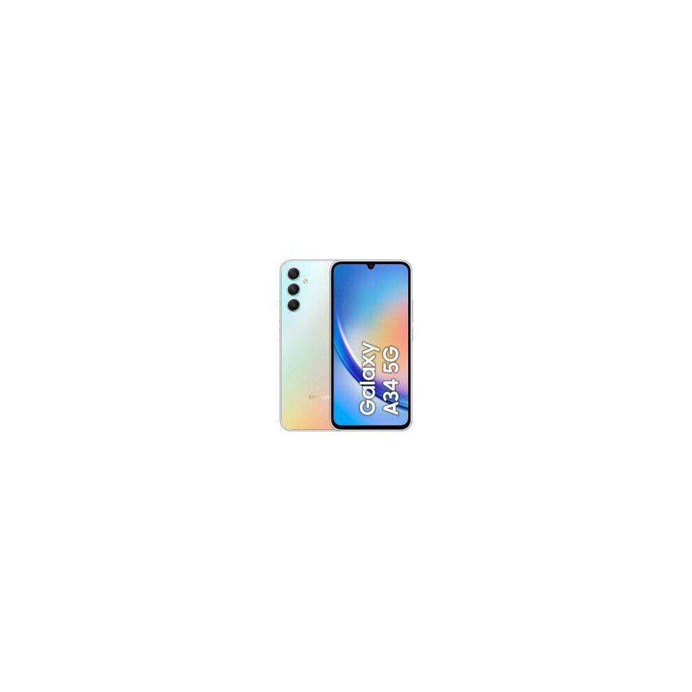 Refurbished Samsung Galaxy A34 5G A346E 8GB/128GB - Silver, 6.6-inch ...