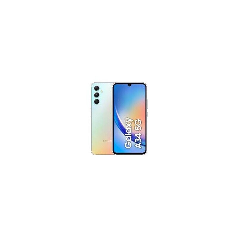 Refurbished Samsung Galaxy A34 5G A346E 8GB/128GB - Silver, 6.6-inch ...