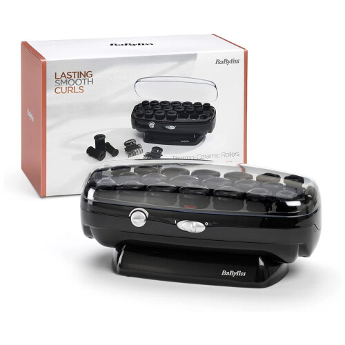 Babyliss Thermo Ceramic Hair Roller 20 Rollers & Pins Ultra Fast Heat ...