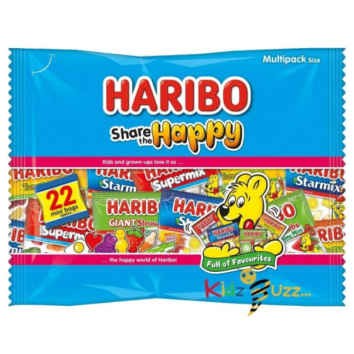 Haribo Share the Happy Mini Bags 352g X 4 on OnBuy
