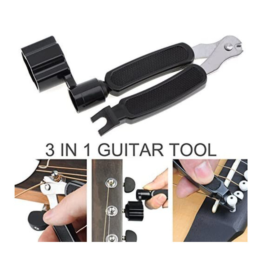 3in1 multifunctional guitars string reels string cutters extractor tool ...