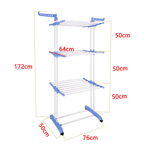 Foldable Extra Large 3 Tier Outdoor Clothes Airer on OnBuy