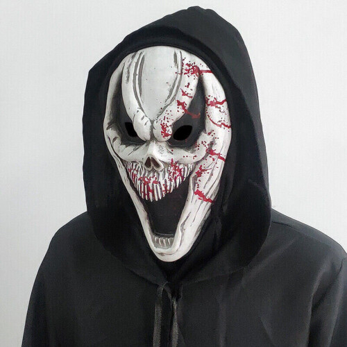 (A) Scream 6 Ghost Face Skull Latex Masks Cosplay Horror Demon Killer ...