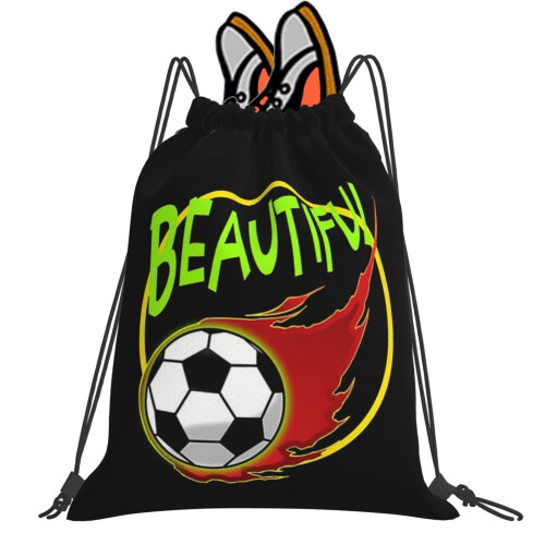 Drawstring Bag BEAUTIFUL SOCCER Sport Gym Bag Travel Adult Kid on OnBuy
