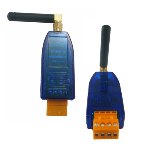 2Pcs RS485 Wireless Transceiver 20DBM 433Mhz Transmitter and Receiver ...