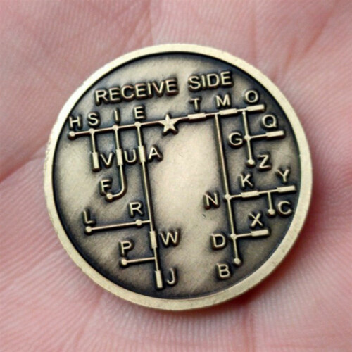 CW Morse Code Commemorative Coins CW Training Coin Morse Code Training ...